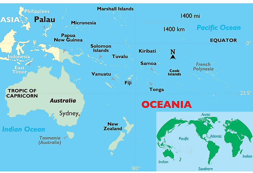 Bản đồ nước Palau (Palau Map) khổ lớn năm 2025